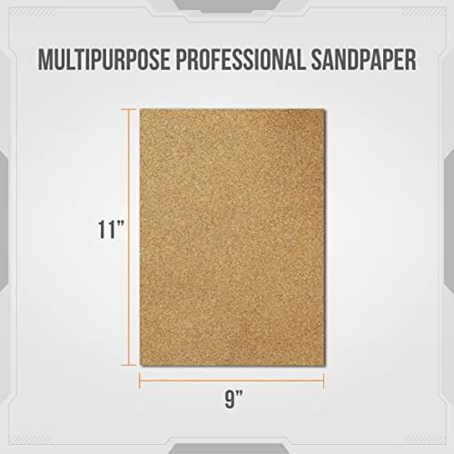 Sandpaper Sheets Multipurpose 80120 220 Grit Sandpaper 25 Sheet Pack ...