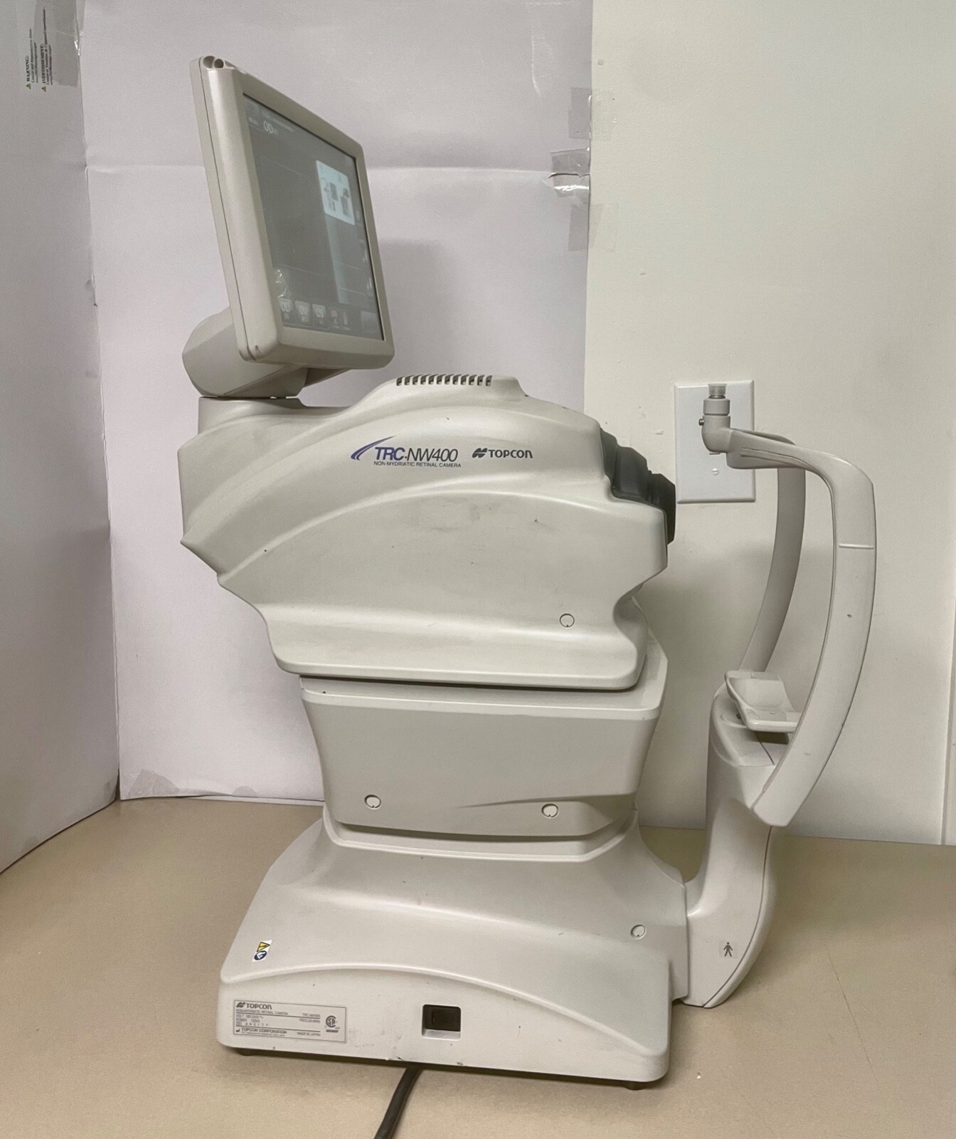 Topcon TRC-NW400 Non-Mydriatic Retinal Camera as pictured working 2016 ...