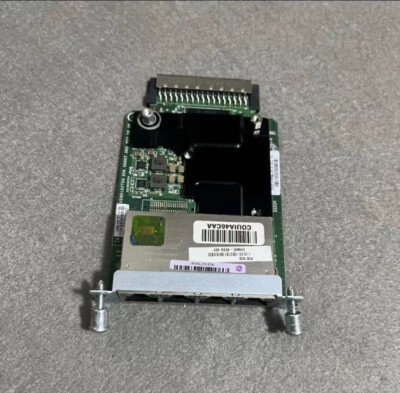 Cisco EHWIC-4ESG Four port 10/100/1000 Ethernet switch interface card ...