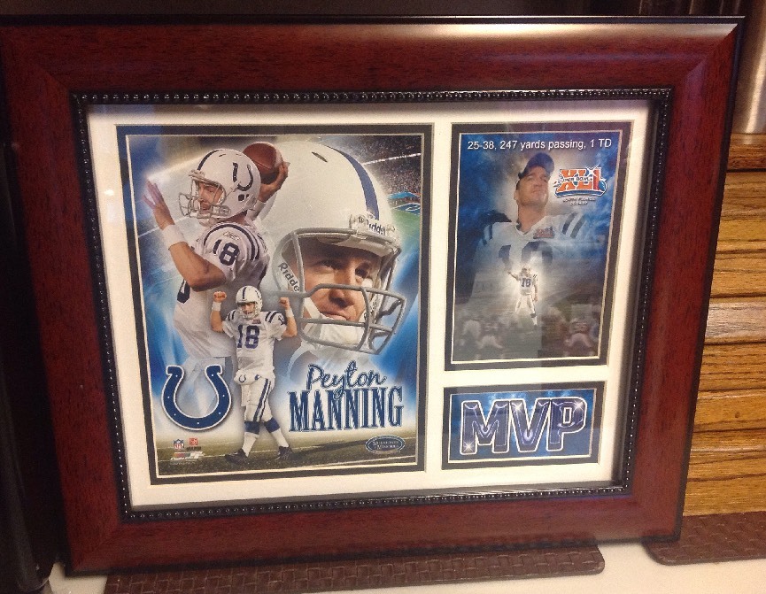 Peyton Manning '06 Indianapolis Colts Super Bowl XLI Milestones ...