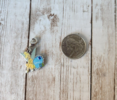 Disney Tinkerbell Tink "September" Birth Month Necklace Charm Clip On ...