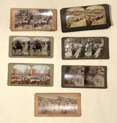 Lot of 40 Vintage Stereoscope View Cards Keystone View and More GREAT ...