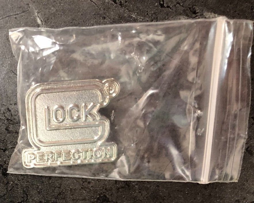 Glock Perfection Silver-Tone Collectible Pin - Lapel, Jacket, Hat ...