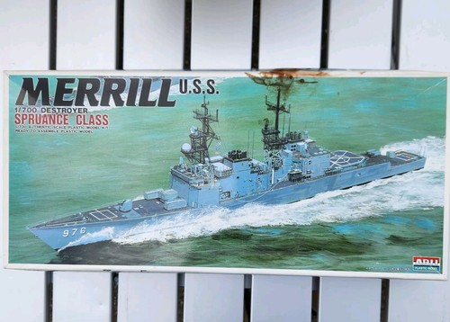 Arii A496-1000 Spruance Class Destroyer USS Merrill 1:700 New Blueprint ...
