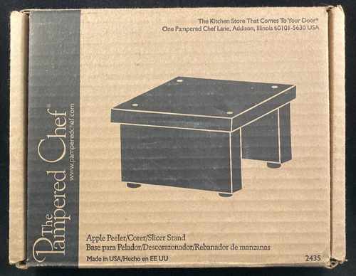The Pampered Chef - Apple Peeler/Corer/Slicer Stand - 2435 - MISSING ...