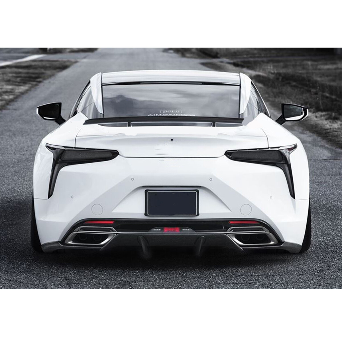 For 2017-2023 Lexus LC500 LC500H Carbon fiber Rear 3PCS Diffuser ...