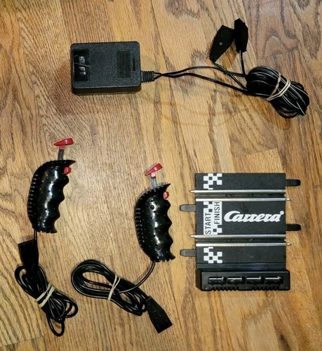 Carrera GO 1/43 Start Finish Dual Power Slot Car Track w Controllers ...