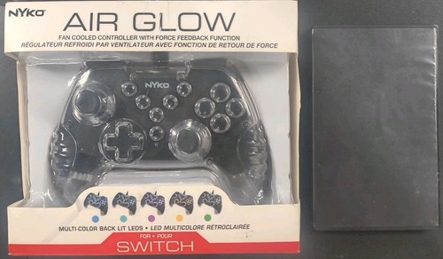 NYKO AirGlow LED Fan-Cooled Wired USB Controller For Nintendo Switch ...