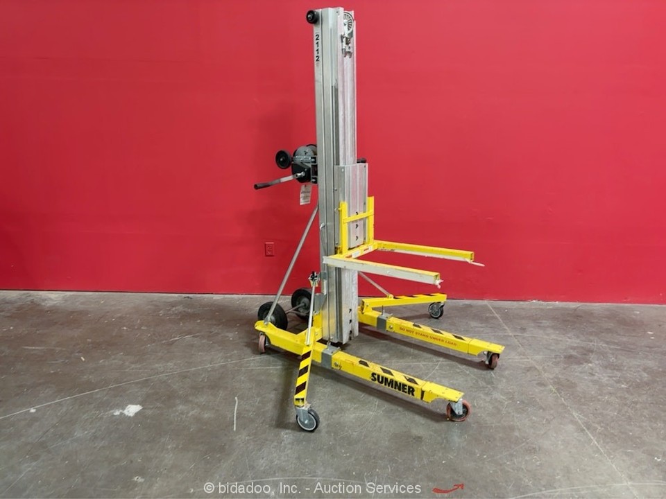 2021 Sumner 2112 12' Portable Material Contractor Lift Hoist 650 lbs ...