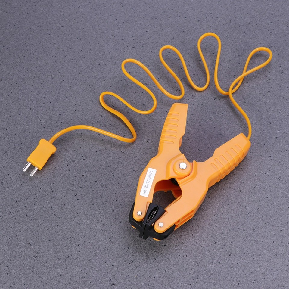 K Type Thermocouple Temperature Clamp Pipe Thermometer Measurement ...