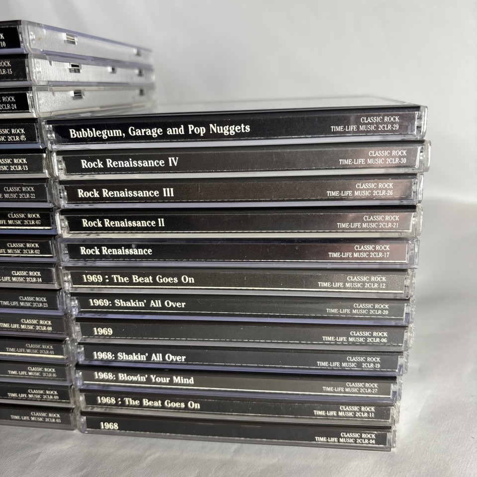 Time Life Classic Rock CD Lot 1964-1969 Rock Renaissance Garage Pop ...
