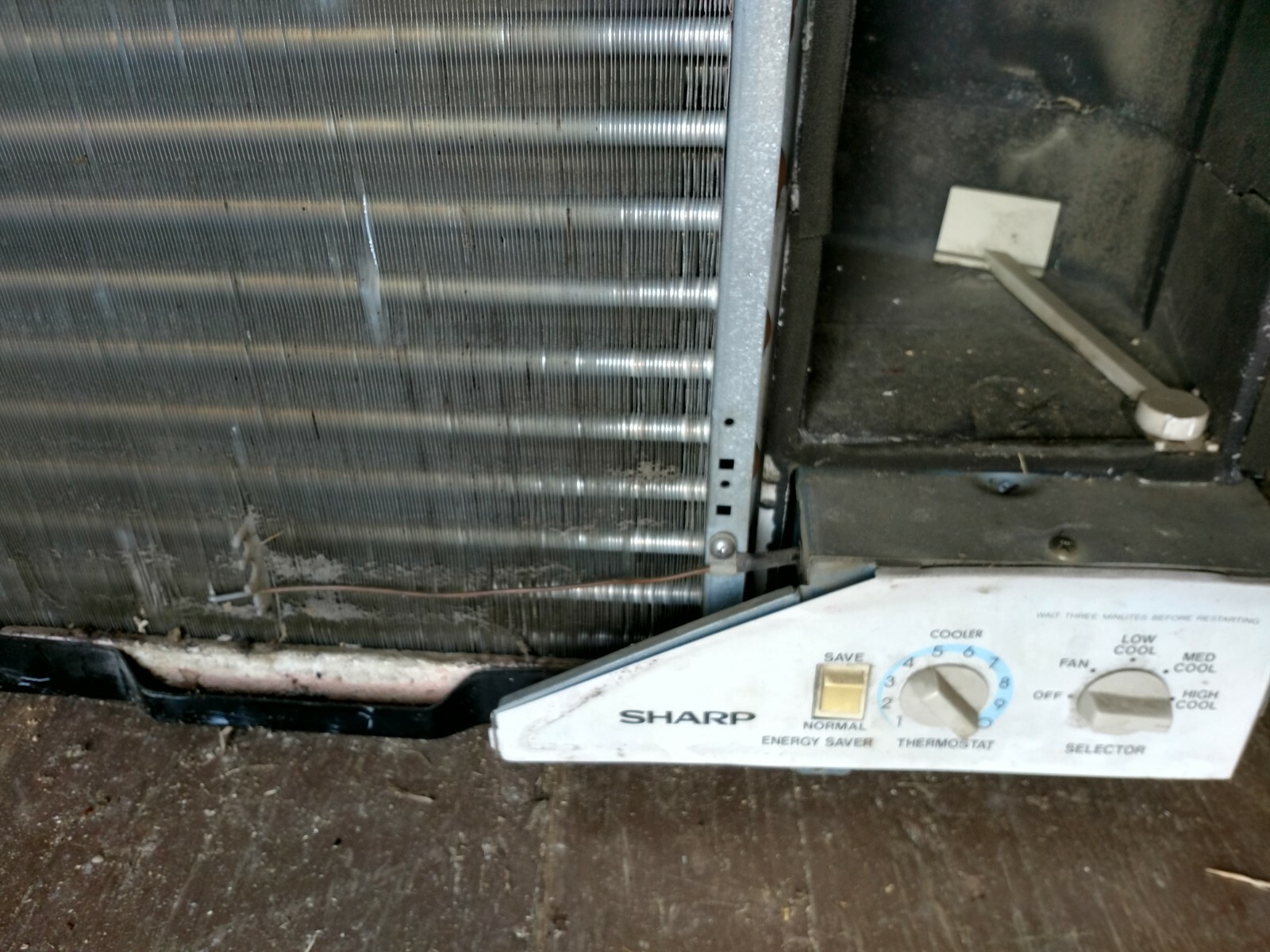 Sharp Window Air Conditioner 208 volts; 17" high; 28" deep; 26" long ...