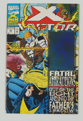 X-Factor #92 FN BLUE HOLOGRAM Fatal Attractions 1st appearance of ...