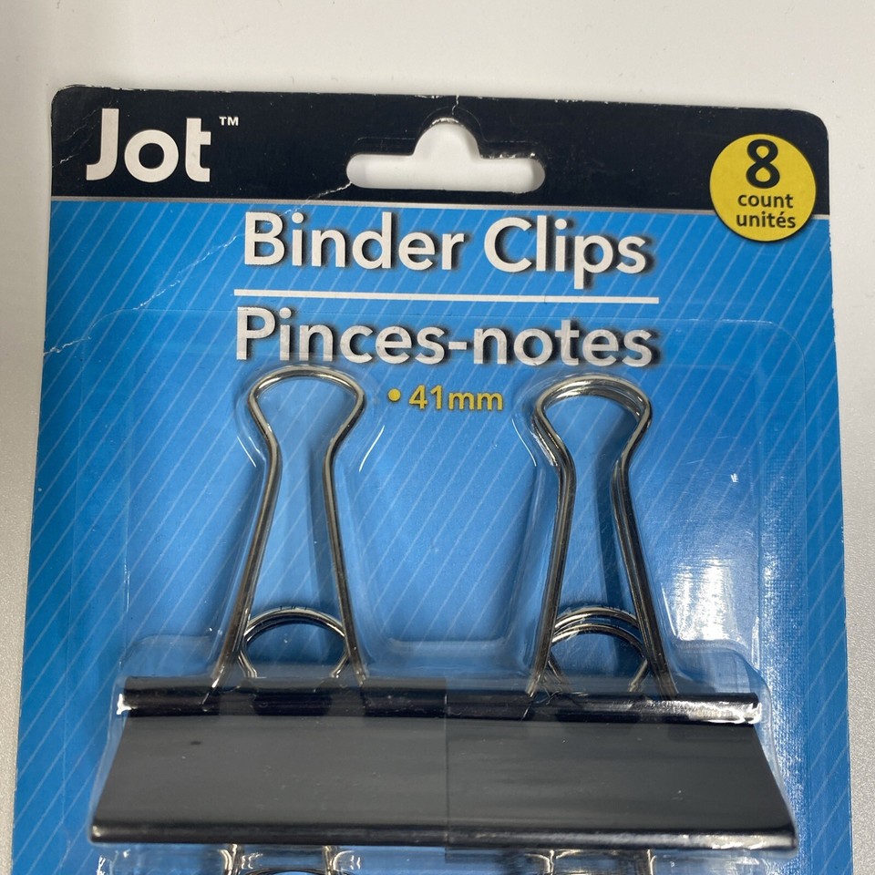 Jot Binder Clips 41 mm Large 8 pack | eBay