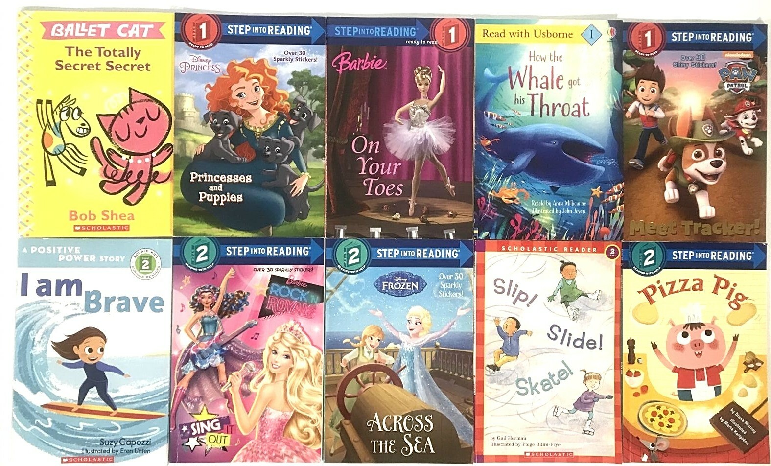 Lot of 10 Level 1 Reader Books Step Into Reading I Can Read Learn to ...