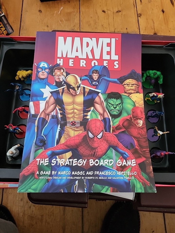 2006 Marvel Heroes Strategy Board Game Fantasy Flight Nexus Games ...