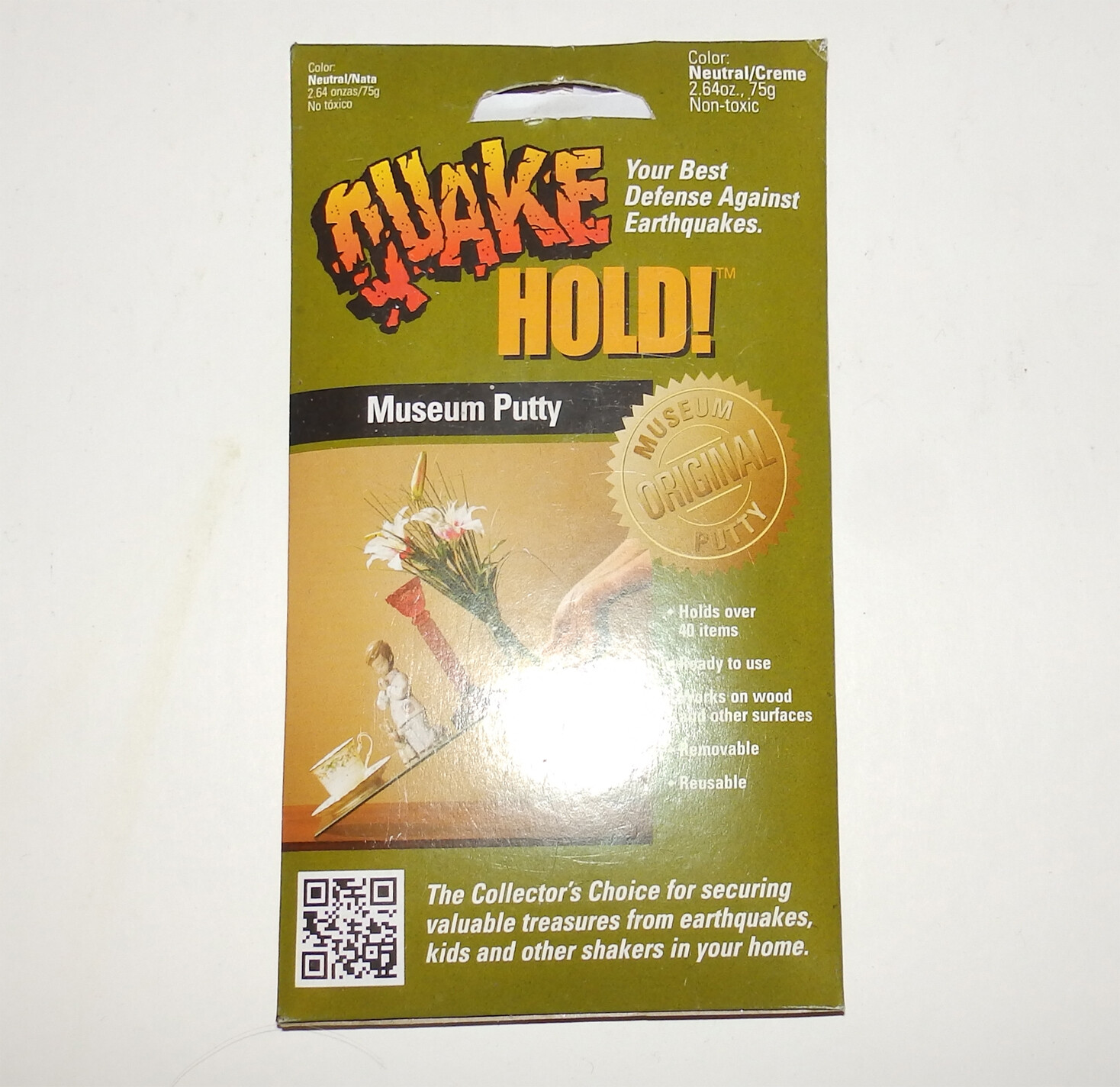 Quake Hold! Museum Putty Neutral #88111 2.64 oz NEW Sealed | eBay