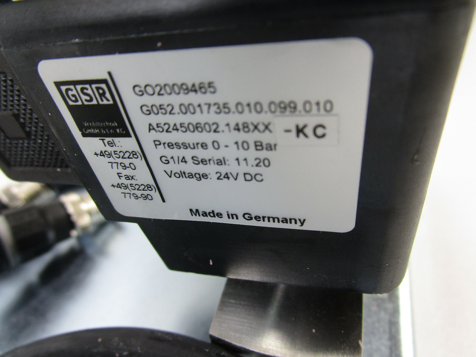 Lot of 4 GEMU Fritz-Muller D-74653 Ingelfingen Valve Pump GSR k0591410 ...