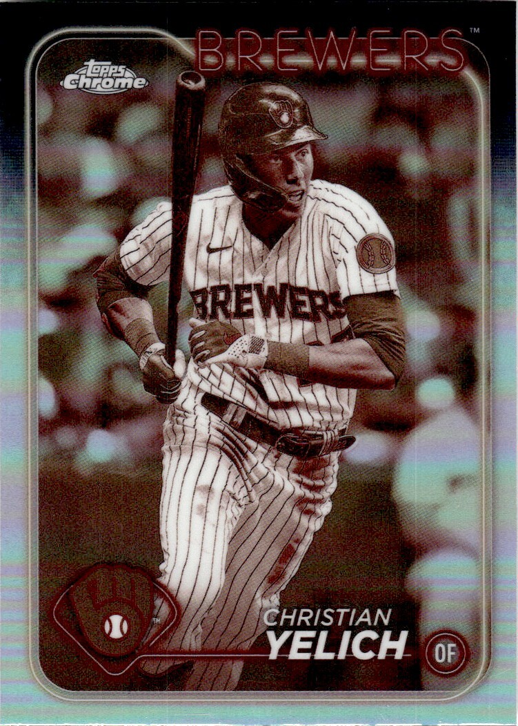 2024 Topps Chrome - Sepia Refractor #253 Christian Yelich for sale ...