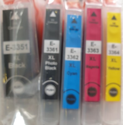 COMPATIBLE INK CARTRIDGE SET FOR EPSON EXPRESSION PREMIUM XP-530 / XP ...