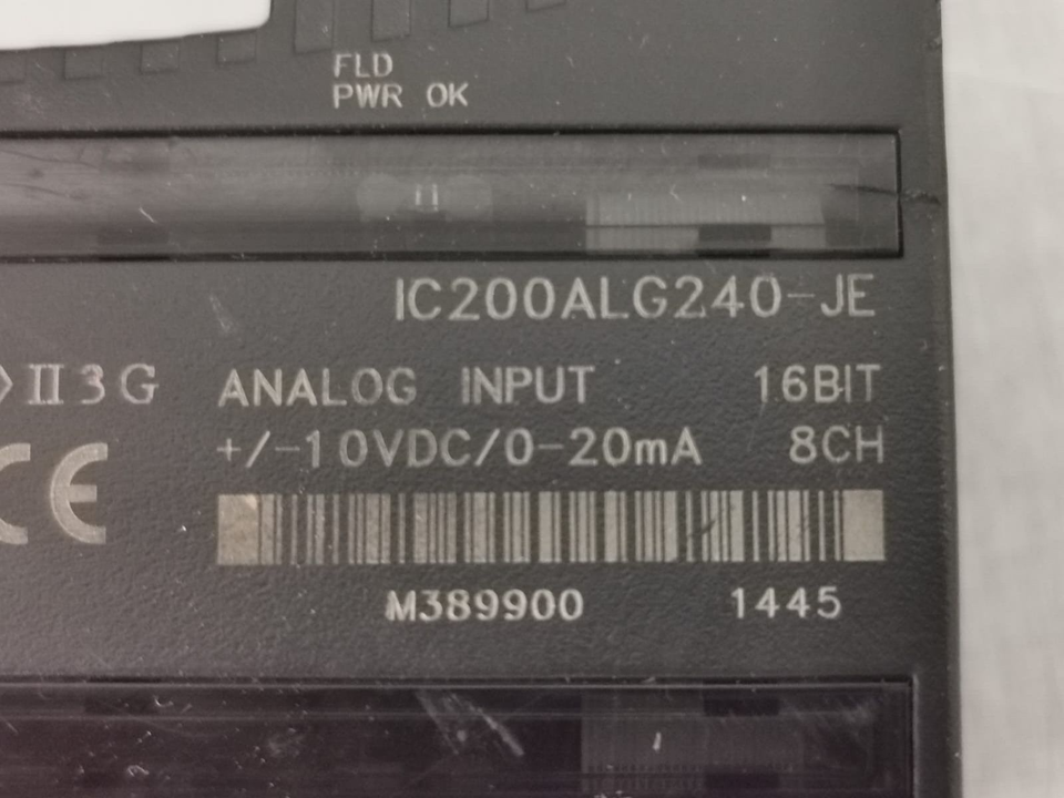 GE IC200ALG240-JE ANALOG INPUT MODULE | eBay