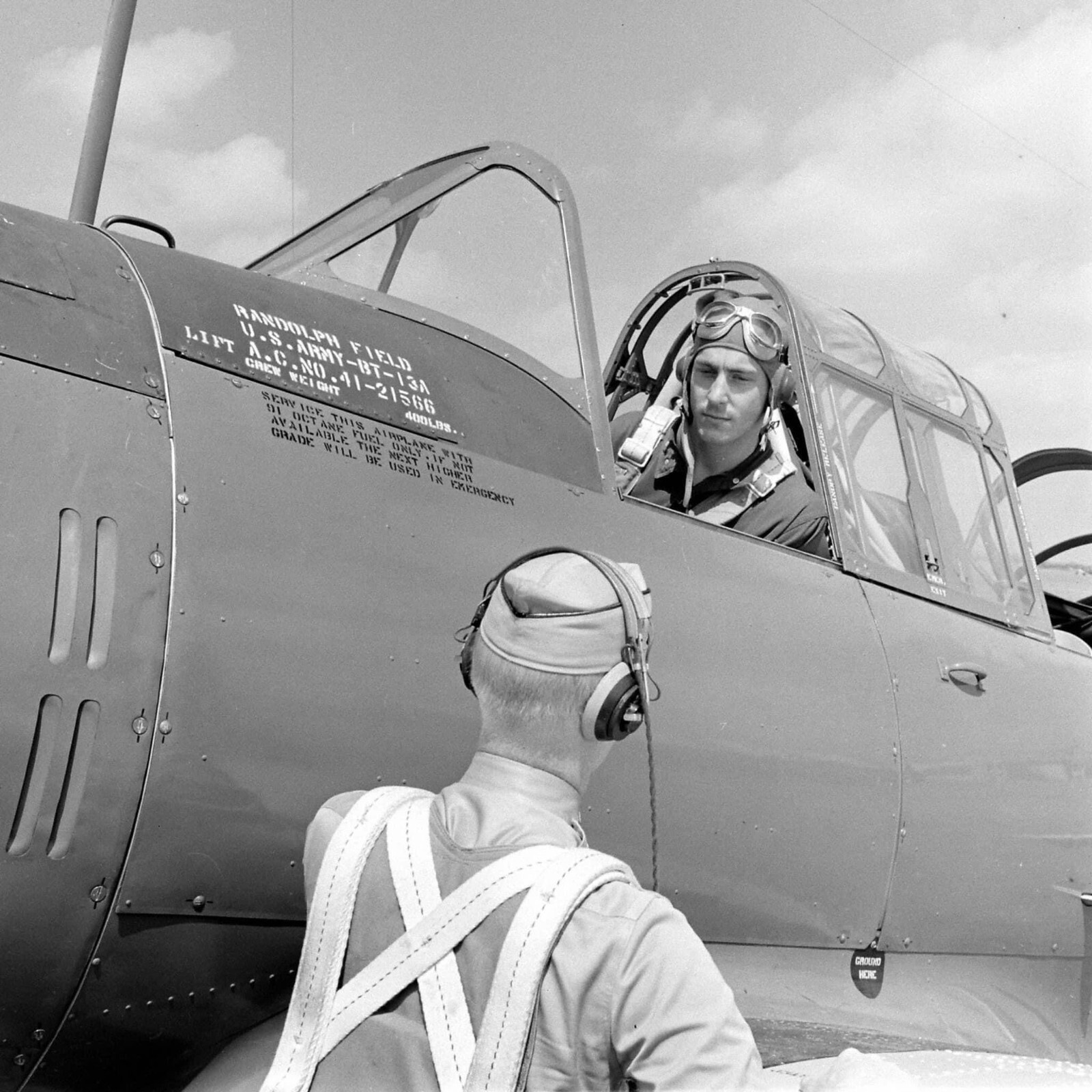 WW2 WWII Photo World War Two / USAAF Pilot Training Randolph Field ...