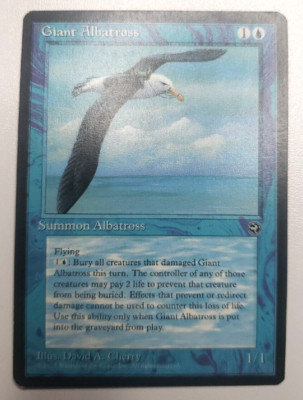 Giant Albatross Version B -MTG Vintage 1995 Blue Card Magic the ...