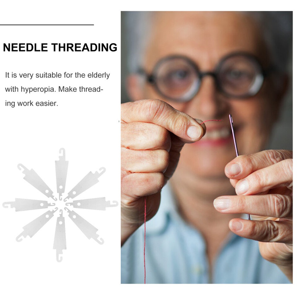 100pcs Hook Needle Threader Threaders Embroidery Threader Automatic ...