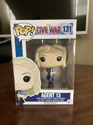 Funko Pop! #131 AGENT 13 - Sharon Carter Marvel Captain America Civil ...