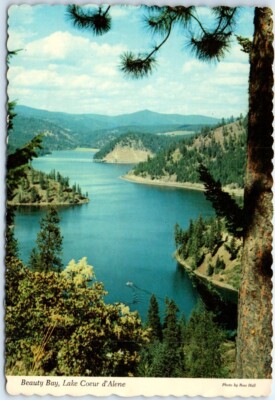 Postcard - Beauty Bay, Lake Coeur d'Alene - Idaho | eBay