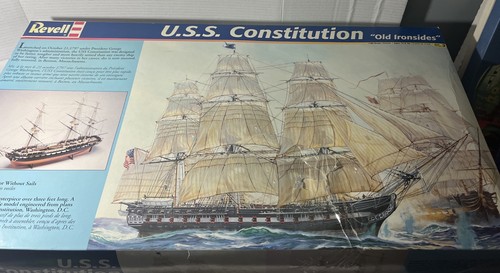 Revell 1/96 USS Constitution Model Kit With Original Box. Open Box. | eBay