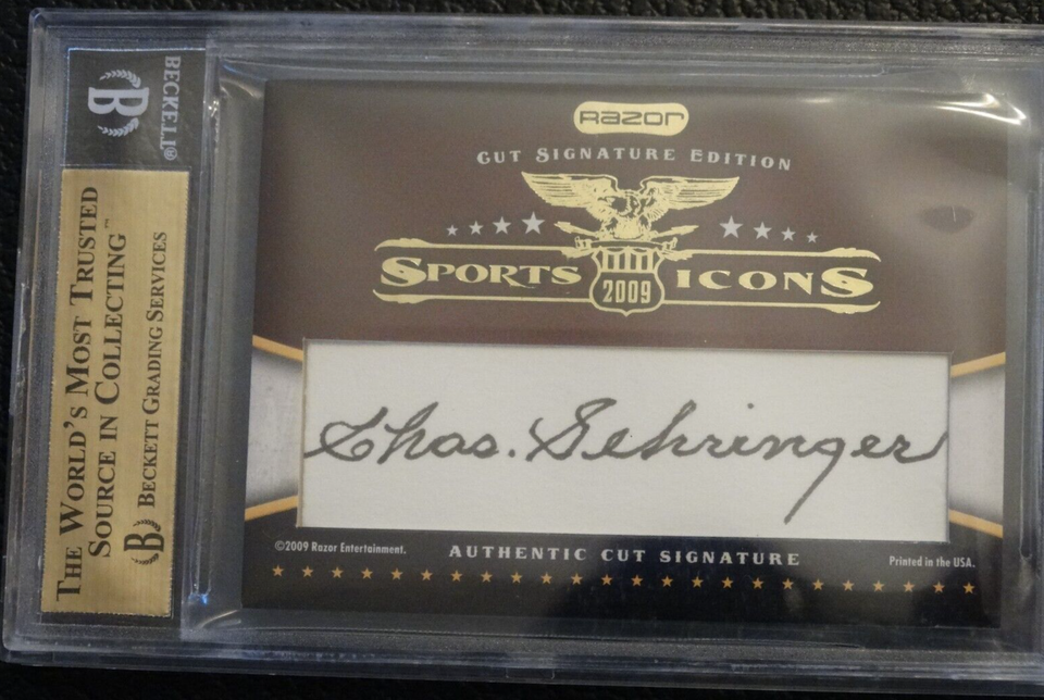 2009 Razor Cut ISIAH THOMAS / CHARLIE GEHRINGER Detroit Pistons Tigers ...