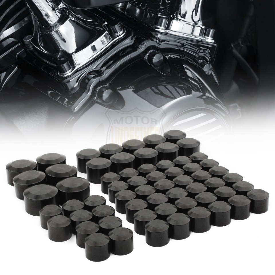 Engine Bolt Covers Cap Kit for Harley M8 Touring Road Street Glide 17 ...