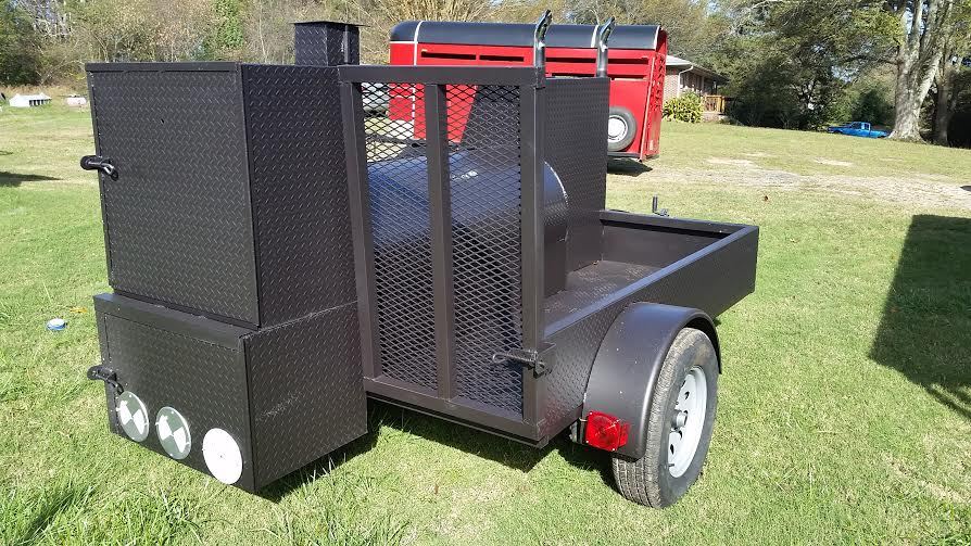 HogZilla BBQ Smoker Cooker Grill Clean out Trailer Food Truck Catering ...