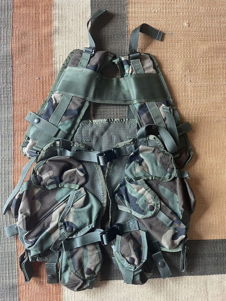 USGI Enhanced Tactical Load Bearing Vest Woodland Camo- NEW | eBay