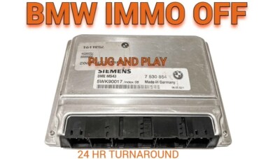 BMW IMMO OFF FOR DME MS41/42/43/45, ME 7.2/9.2, MSS50/52/54/54 | eBay