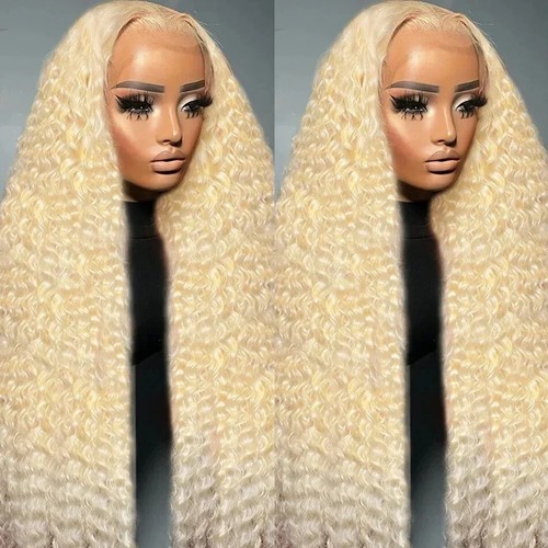 Deep Wave 613 Blonde 13x4 Lace Front Human Hair Wigs HD Lace Closure ...
