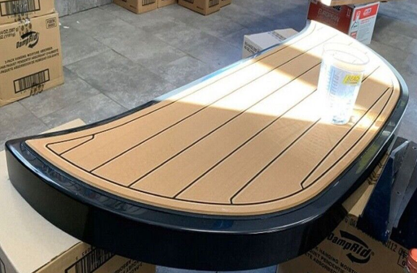 2016-2018 Moomba Craz Swim Platform Cockpit Pad Boat EVA Teak Deck ...