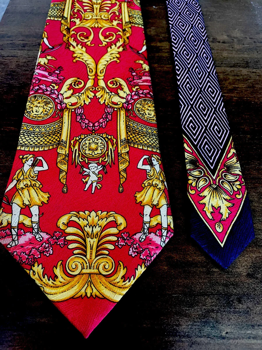 Versace Red Gold Pattern