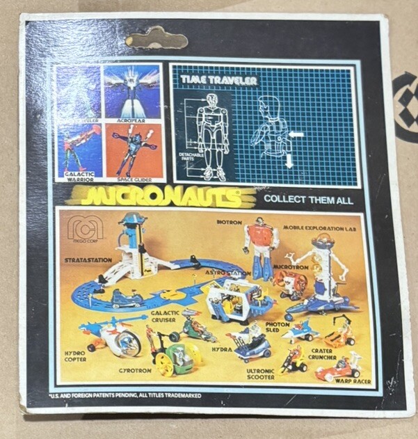1976 Mego Micronauts Time Traveler Clear Variant MOC NOS Vintage VHTF ...