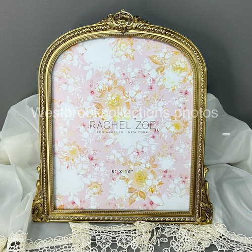 ~Rachel Zoe Antique Gold Finish Photo Picture Frame 8x10 Ornate Baroque ...