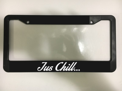 JDM Jus Chill/Kick It Race Drift Low Turbo Relax Car License Plate ...