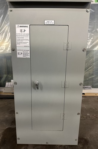 Eaton PRL1A 225 amp Main LUG 3R OUTDOOR Panelboard 208v 3 Phase | eBay