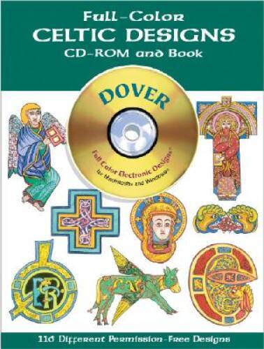 Full-Color Celtic Designs CD-ROM and Book (Dover Electronic Clip Art ...