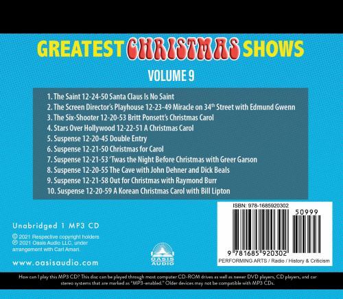 Greatest Christmas Shows, Volume 9 : Ten Classic Shows from the Golden ...