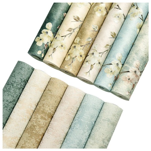 Vintage 3D Damask Flower Floral Design Wallpaper Roll Bedroom Living ...
