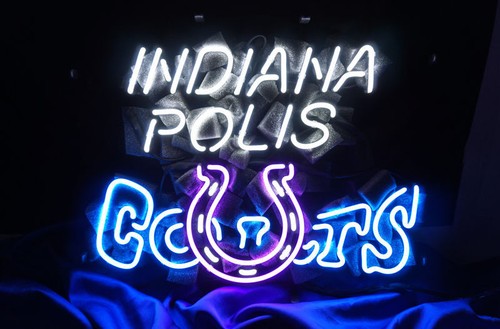 Indianapolis Colts Logo Neon Sign Light Lamp 24"x20" | eBay