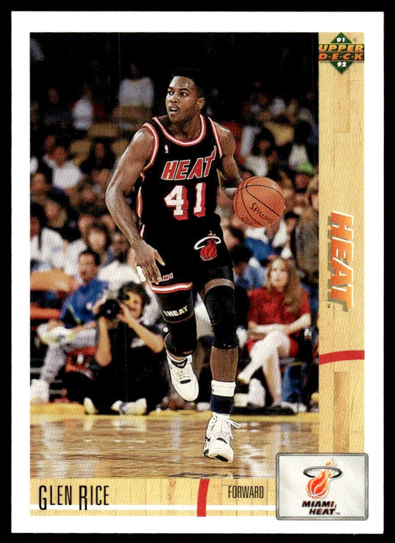 1991-92 Upper Deck Glen Rice Miami Heat #147 | eBay