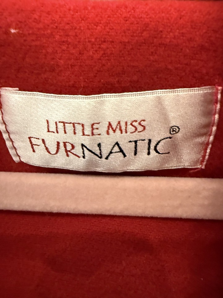 Little Miss furnatic girls faux fur cape red small 3-4 years | eBay