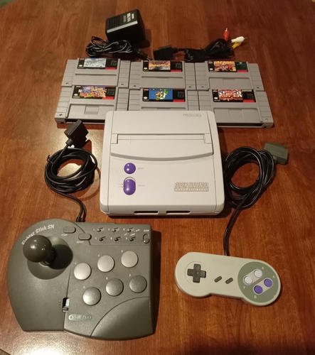 Nintendo SNES Junior Console Bundle Tested Working | eBay